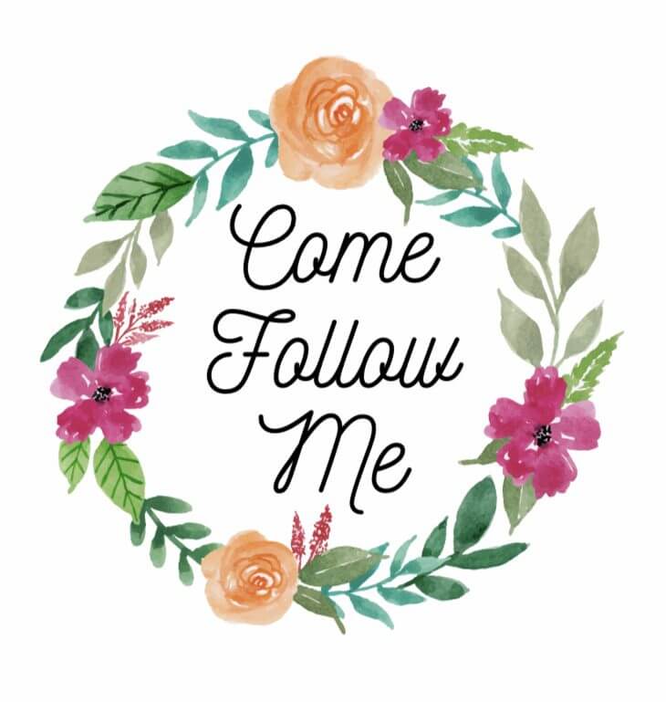 Come Follow Me Wreath Print - Come Follow Me FHE