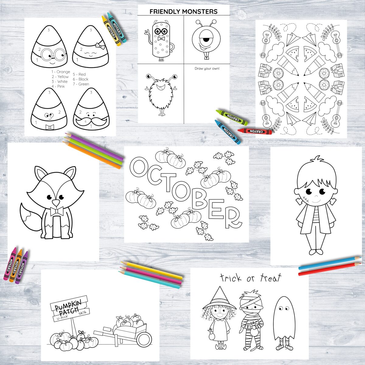 October 2020 Coloring Pages - Come Follow Me FHE