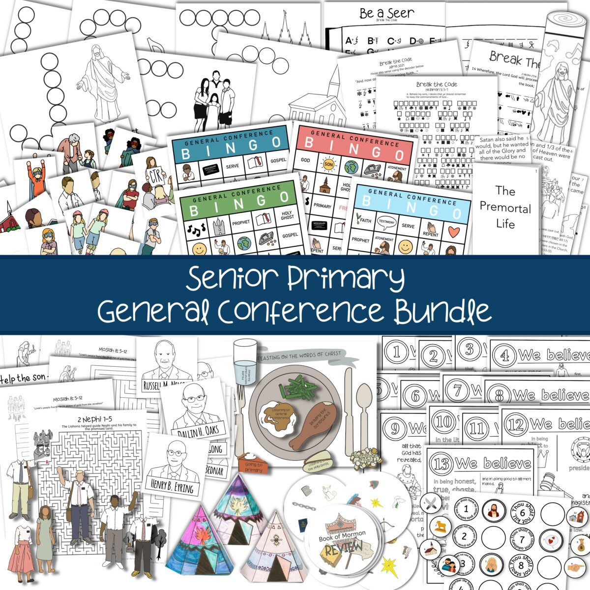 Senior Primary General Conference Bundle - Come Follow Me FHE