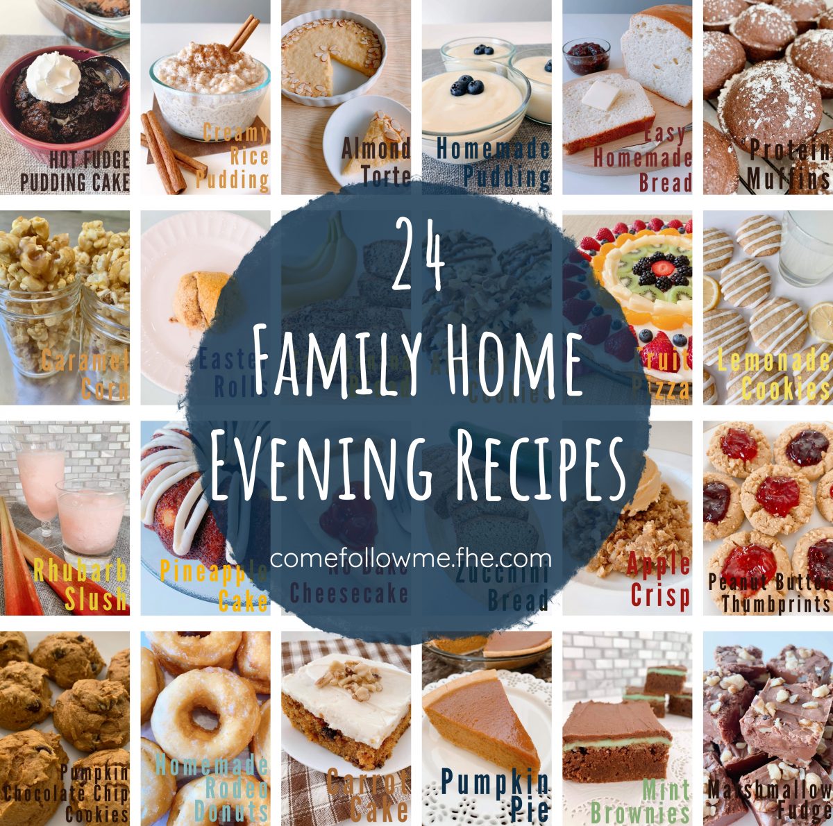 24 Family Home Evening Recipes - Come Follow Me FHE