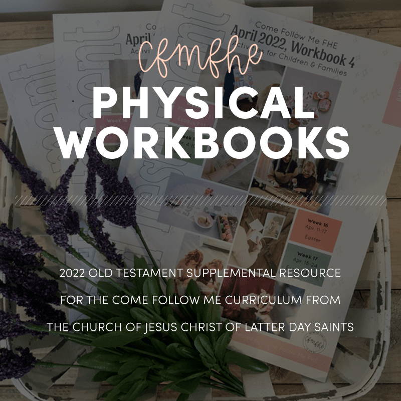 Physical Workbook Subscription - Come Follow Me FHE