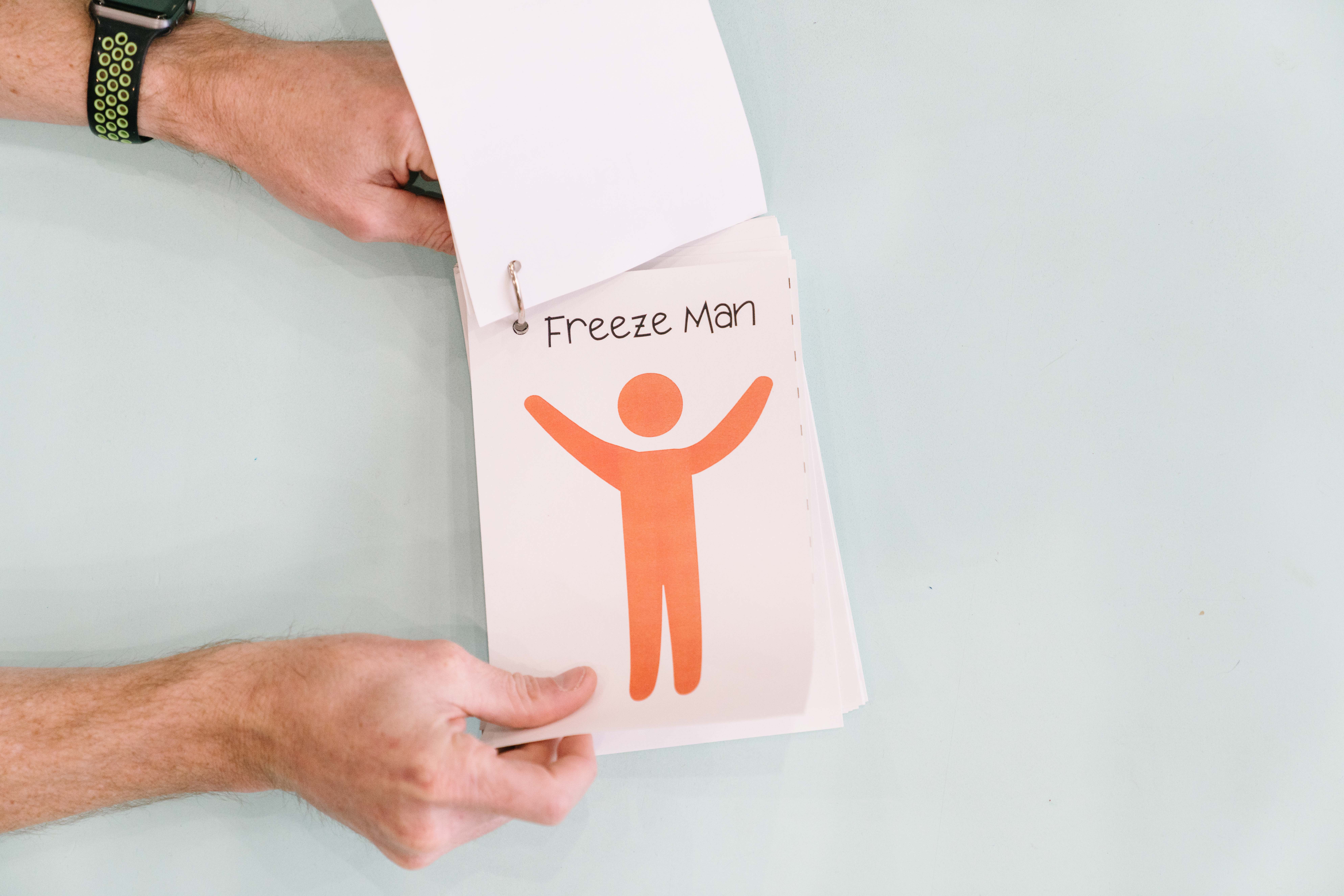 Freeze Man Singing Time Activity - Come Follow Me FHE