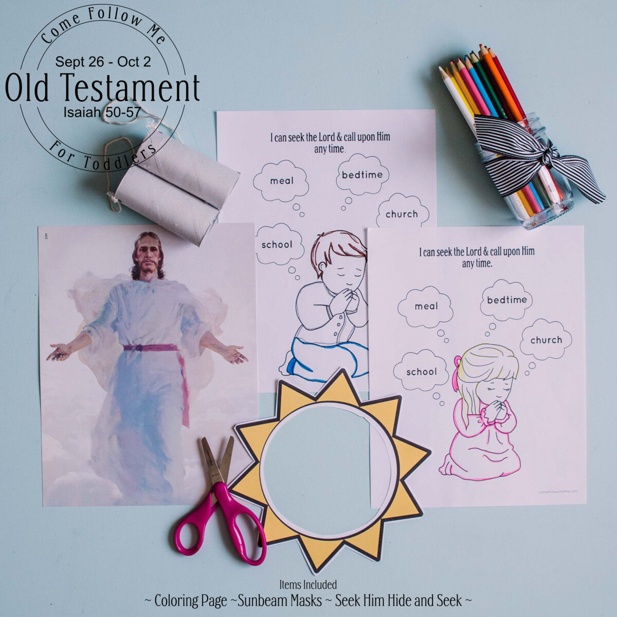 TODDLER: Old Testament - Lesson 40 (Sept 26 - Oct 2) - Come Follow Me FHE