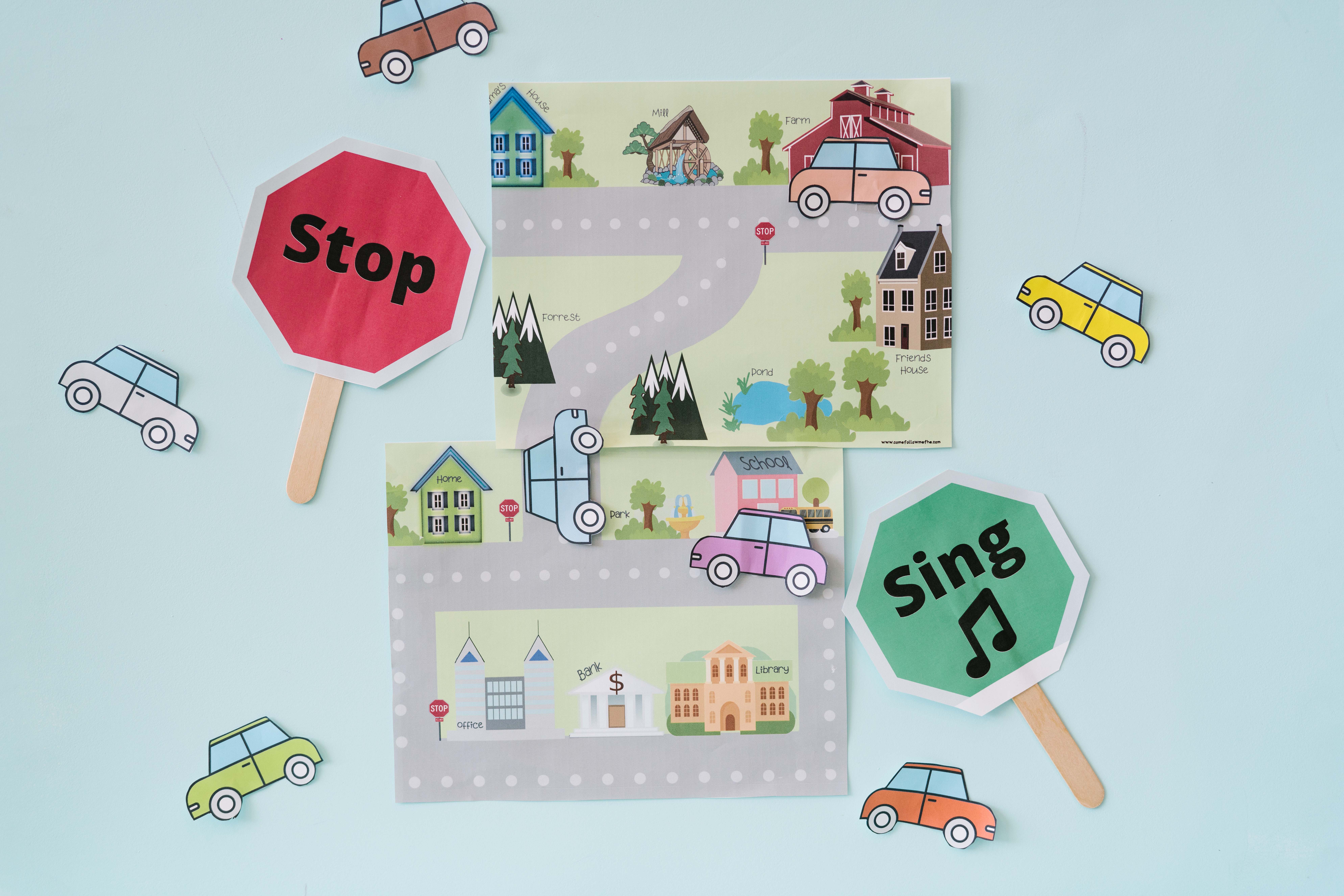 Singing Around Town Singing Time Activity - Come Follow Me FHE