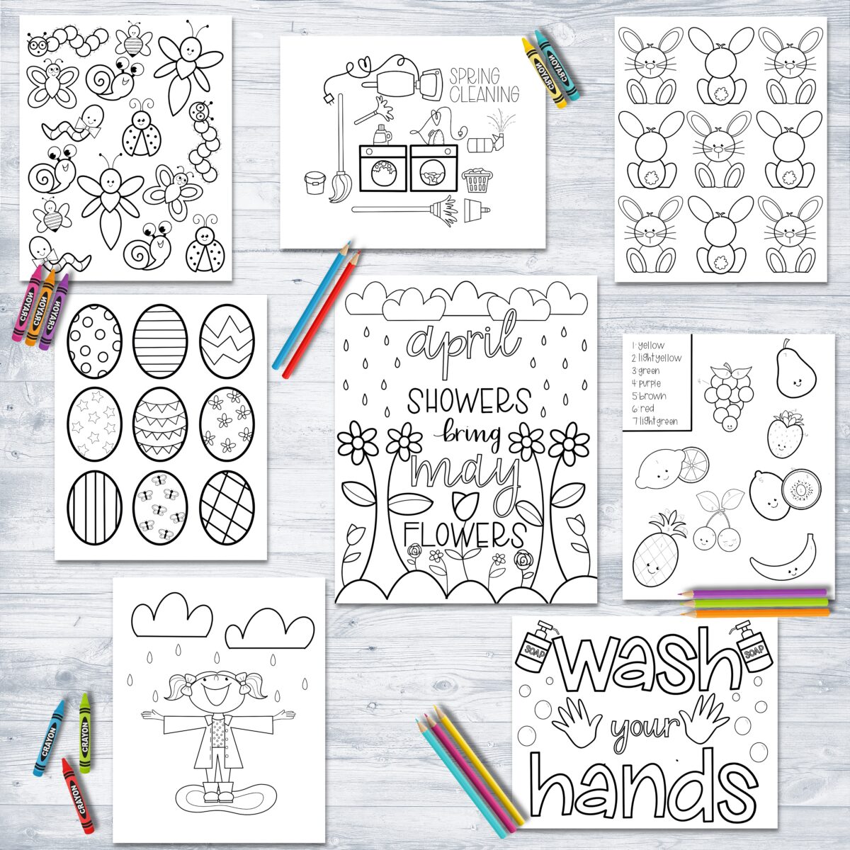 April 2020 Coloring Pages - Come Follow Me FHE