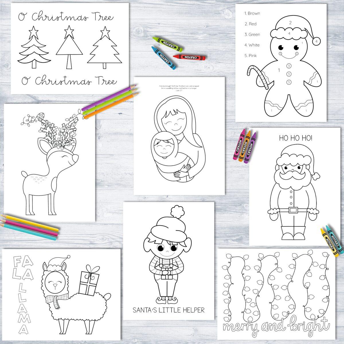 December 2020 Coloring Pages - Come Follow Me FHE