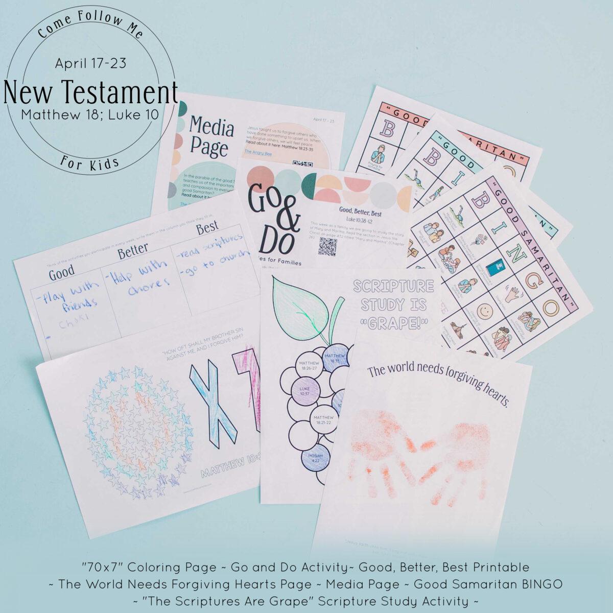 ELEMENTARY: New Testament - Lesson 17 (Apr 17-Apr 23) - Come Follow Me FHE