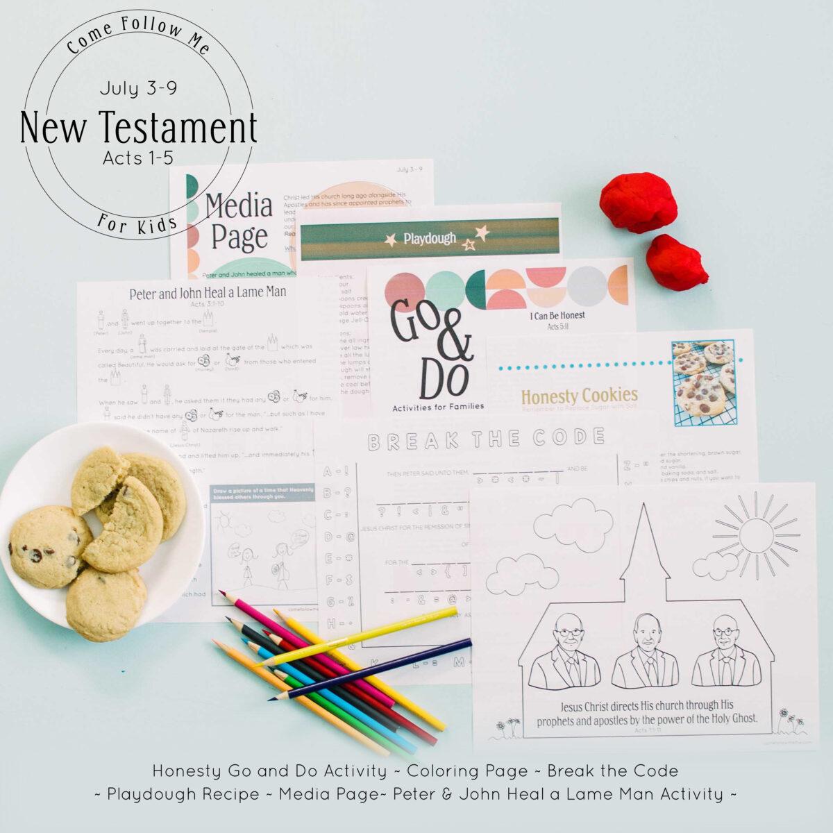 ELEMENTARY: New Testament - Lesson 28 (July 3-July 9) - Come Follow Me FHE