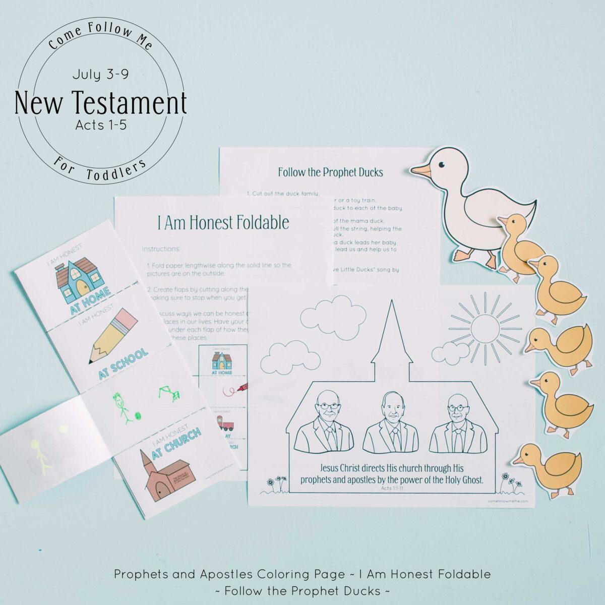 TODDLER: New Testament - Lesson 28 (July 3 - July 9) - Come Follow Me FHE