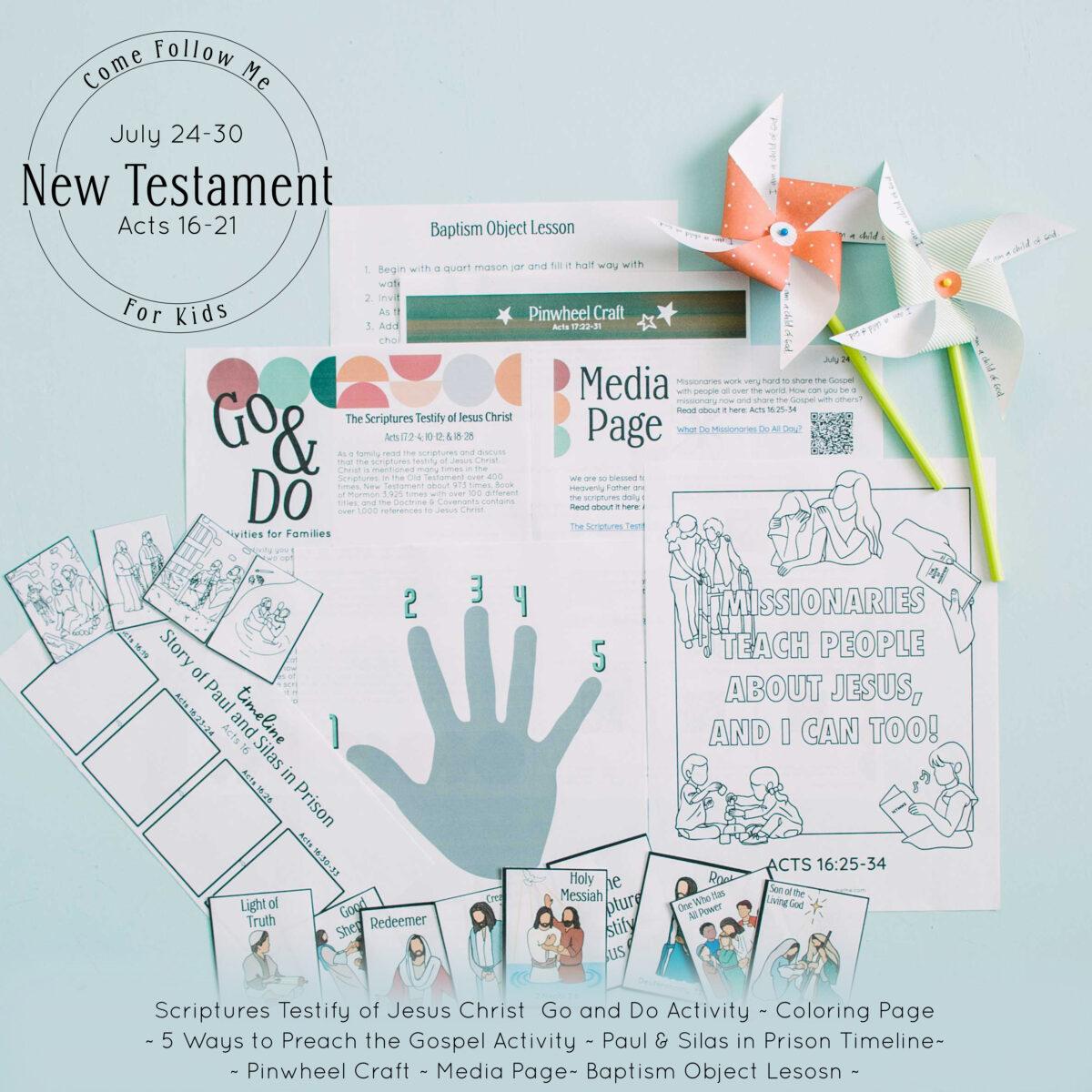 ELEMENTARY: New Testament - Lesson 31 (July 24-July 30) - Come Follow ...