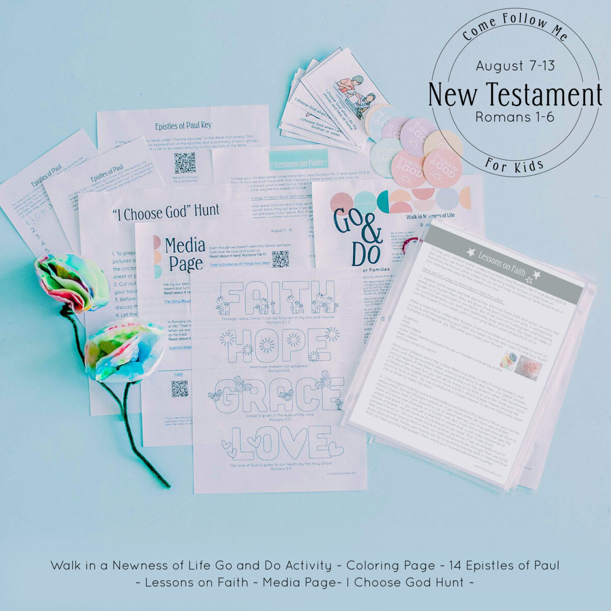 ELEMENTARY: New Testament - Lesson 33 (Aug 7-Aug 13) - Come Follow Me FHE