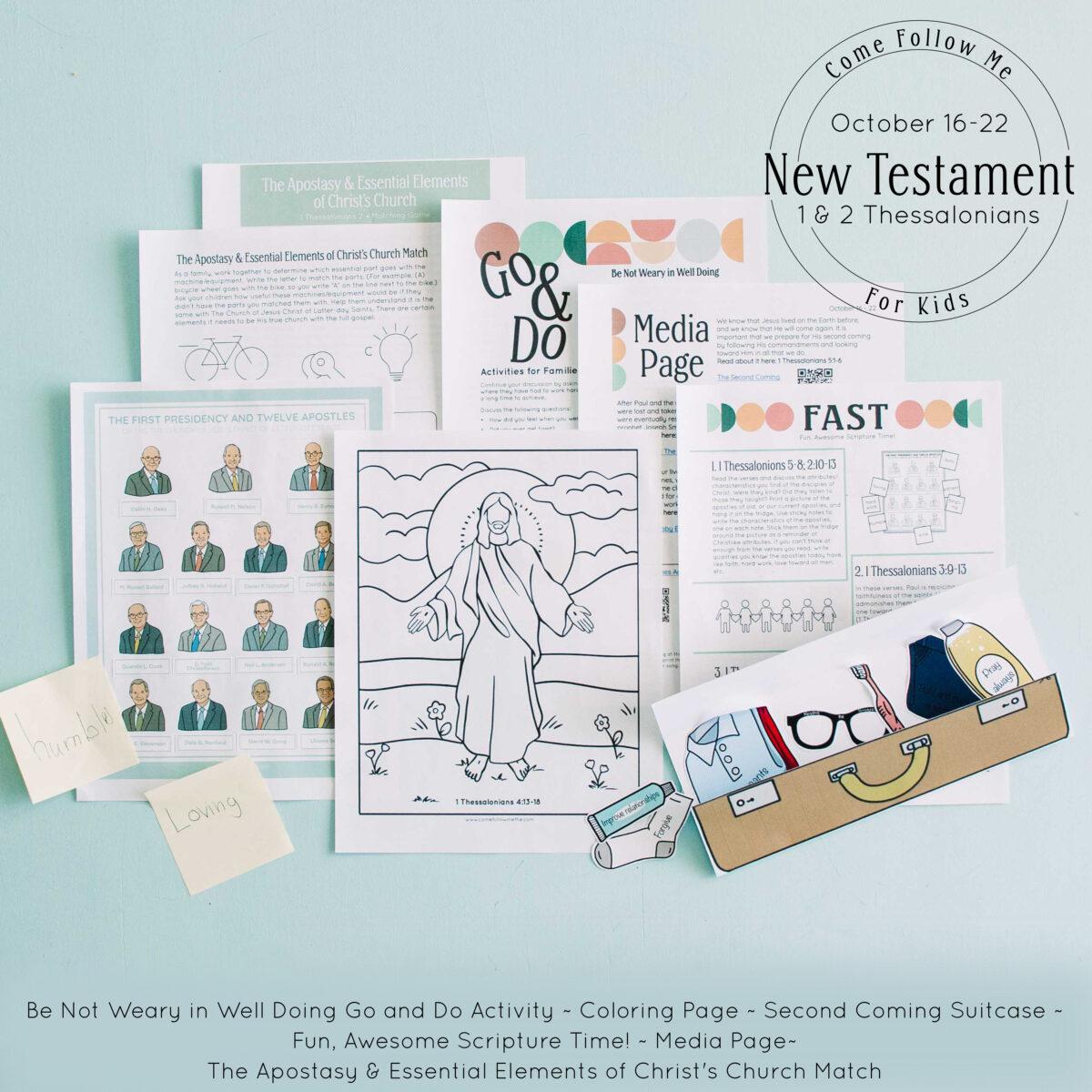 ELEMENTARY: New Testament - Lesson 43 (October 16-22) - Come Follow Me FHE