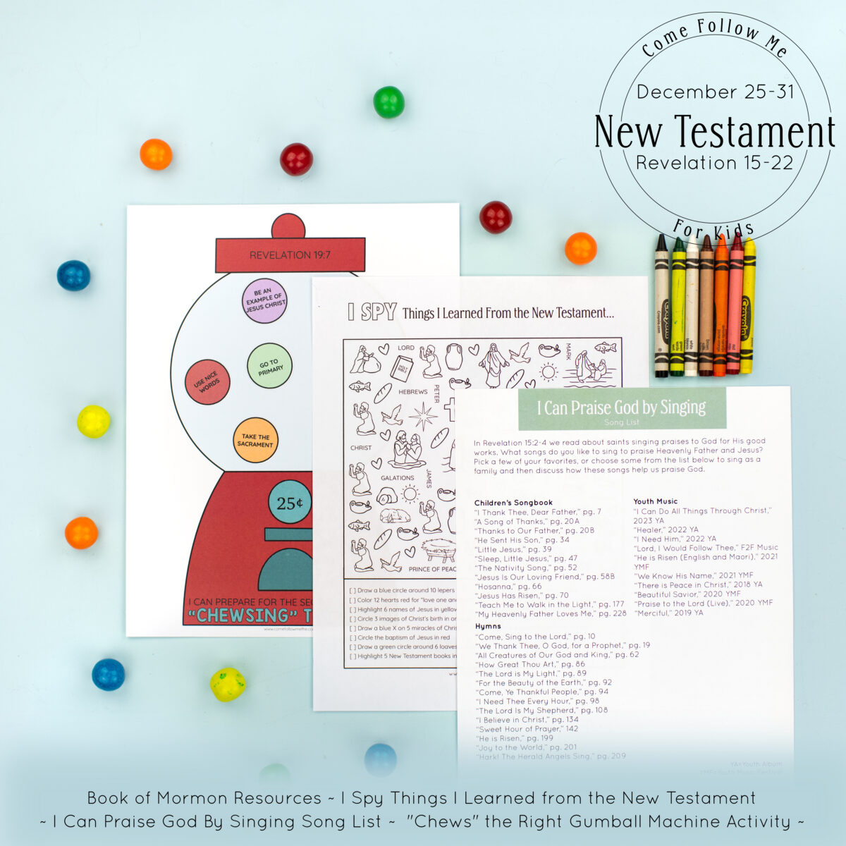 ELEMENTARY: New Testament - Lesson 53 (December 25-31) - Come Follow Me FHE