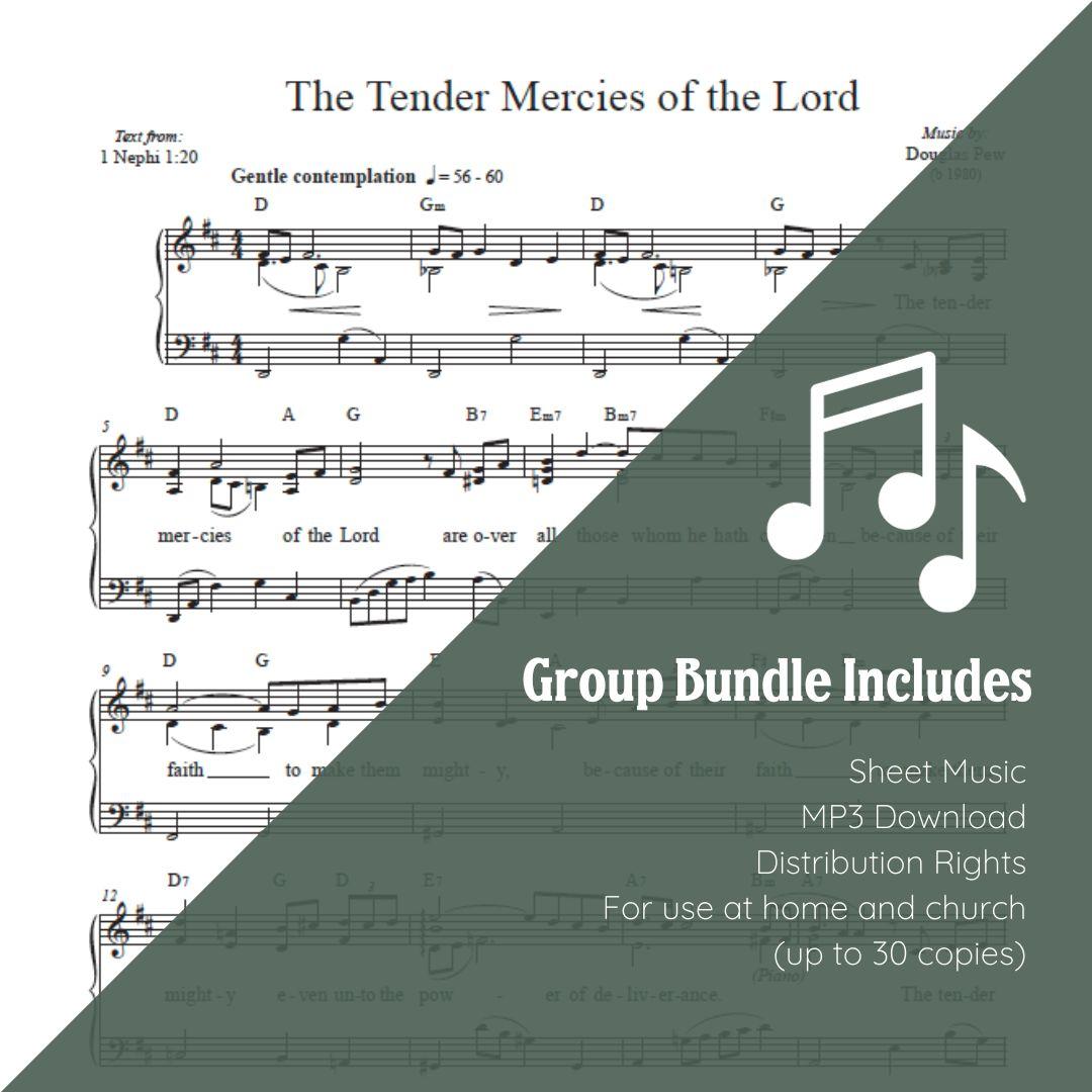 The Tender Mercies of the Lord - Sheet Music - Come Follow Me FHE