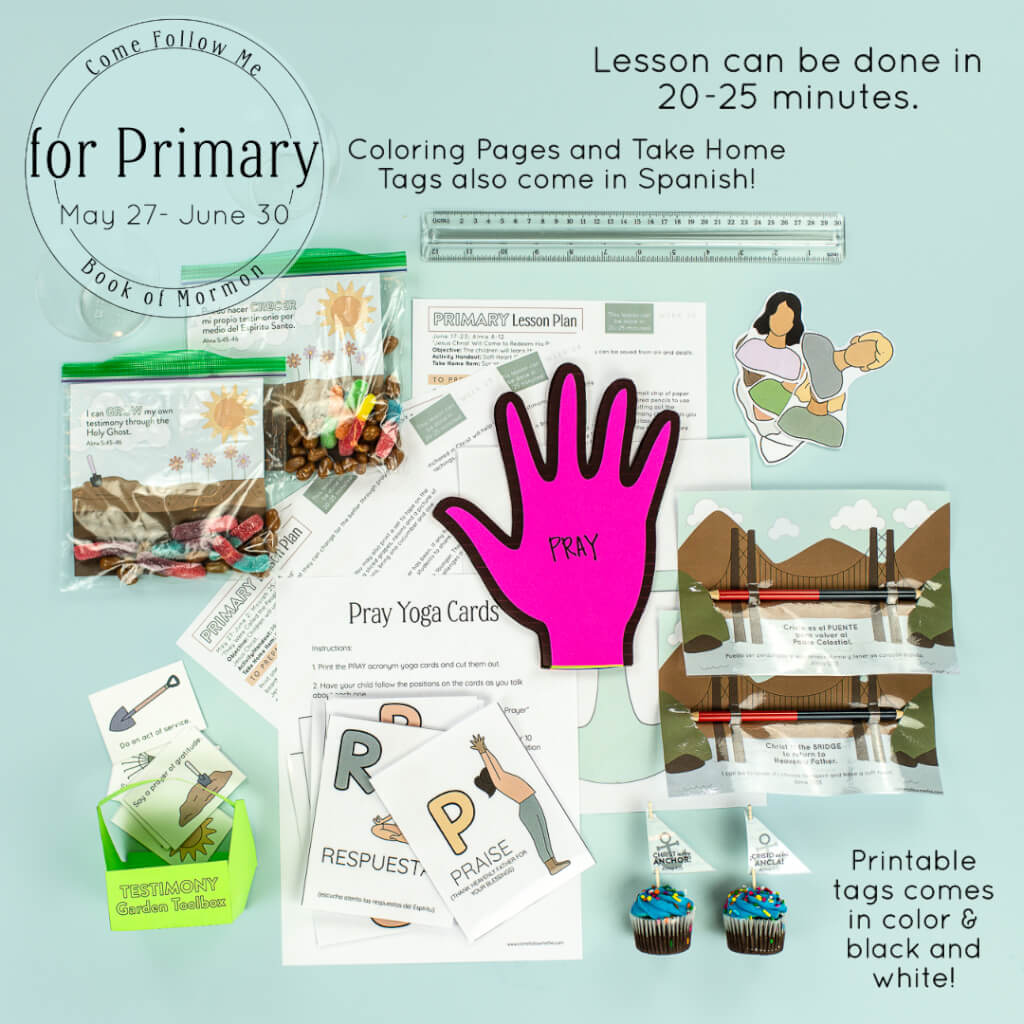 Primary Lesson Week 25 - Come Follow Me FHE