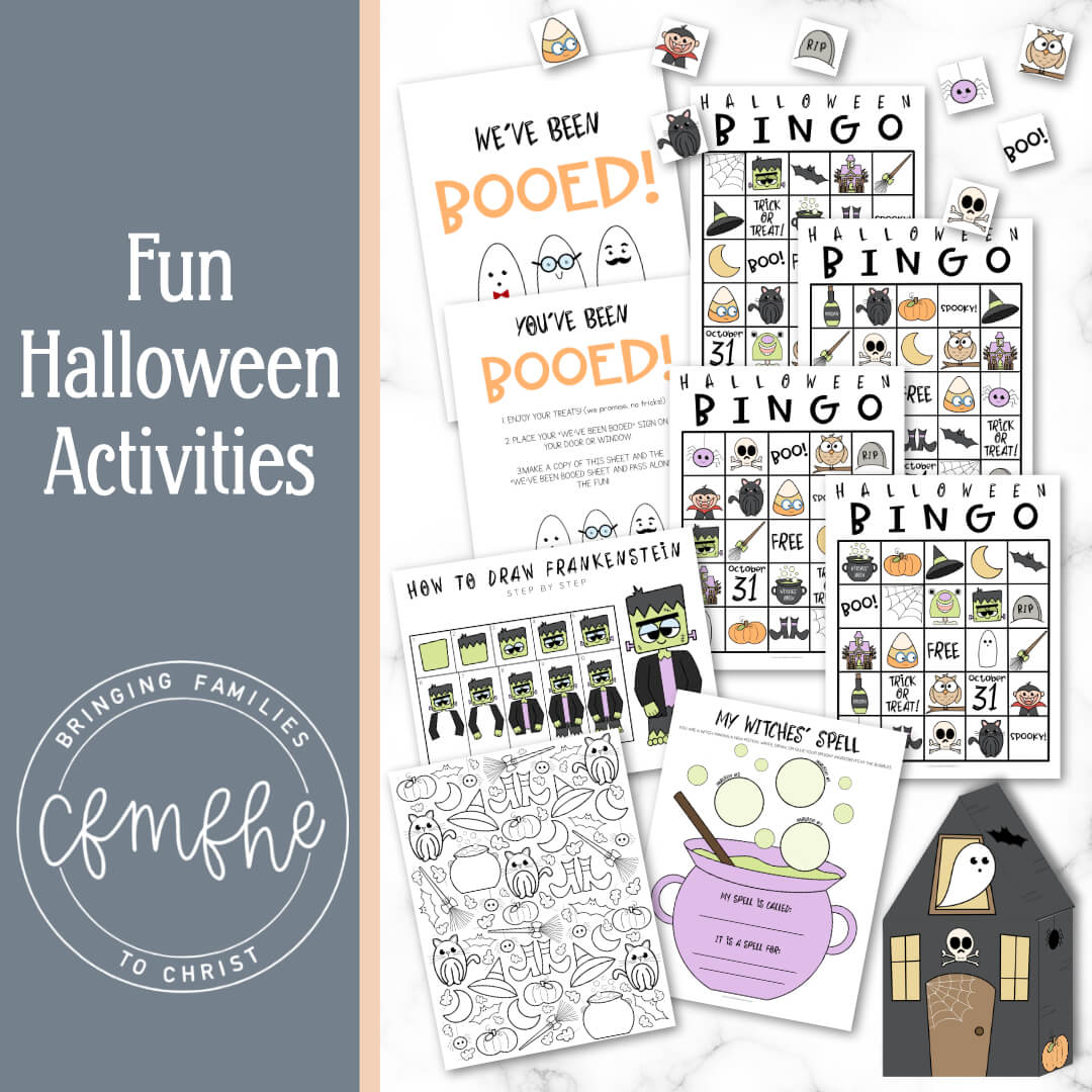 Halloween Activity Bundle - Come Follow Me FHE