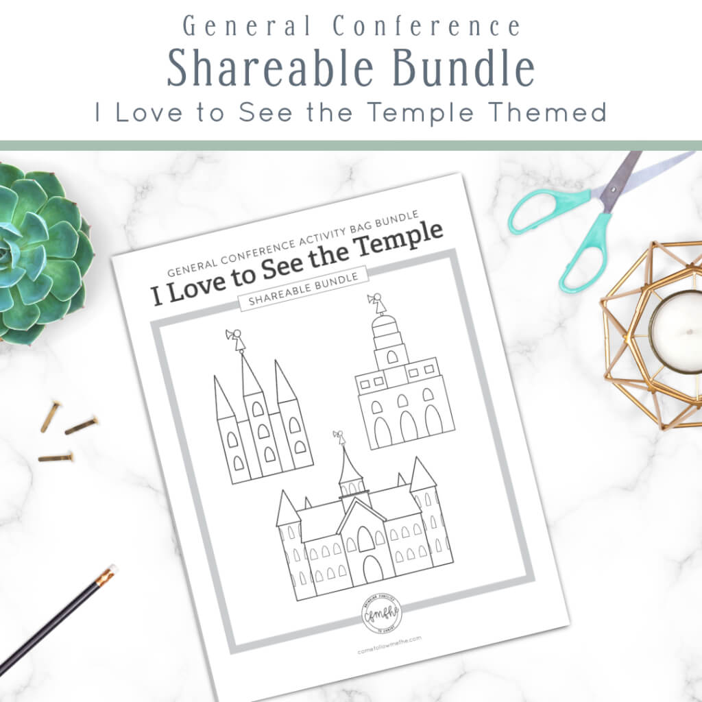 General Conference Activity Bag Bundle for Kids | October 2024 ...