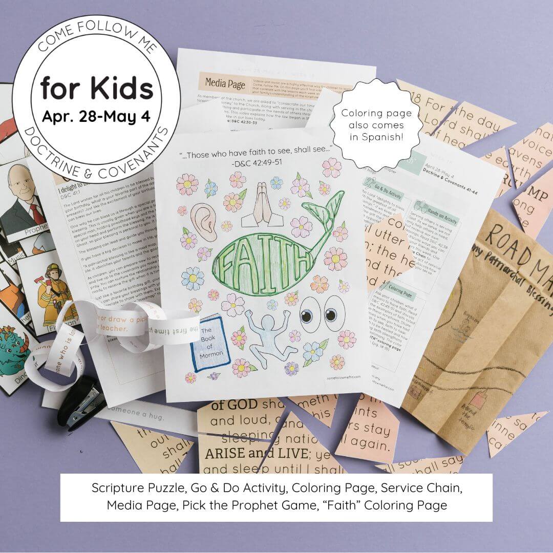 ELEMENTARY: Doctrine and Covenants 2025 - Lesson 18 April 28-May 4 ...