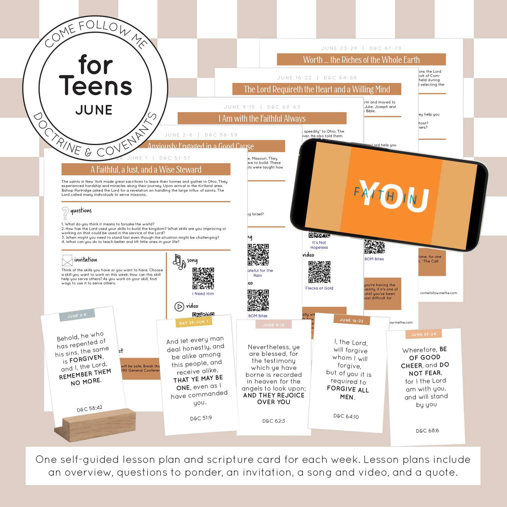 TEEN: Doctrine and Covenants | June Lessons | May 26-June 29 - Come Follow Me FHE