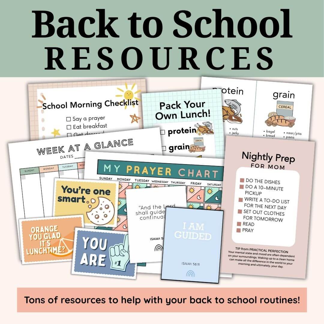 Back to School Resources - Come Follow Me FHE