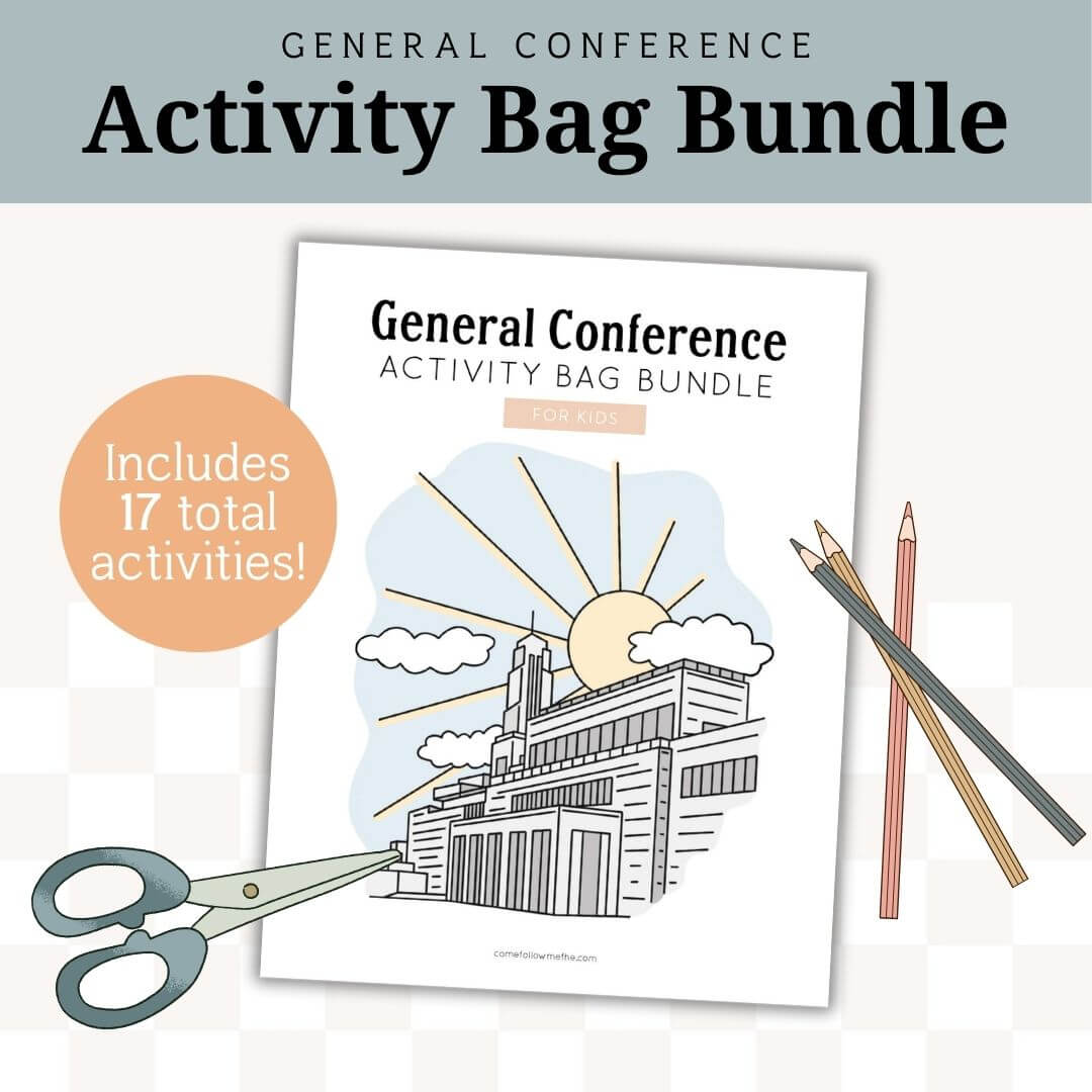 General Conference Activity Bag Bundle for Kids | October 2025 | Family ...