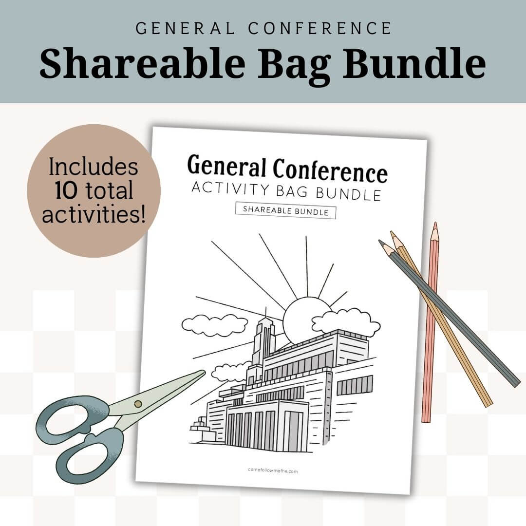General Conference Activity Bag Bundle for Kids | October 2025 ...