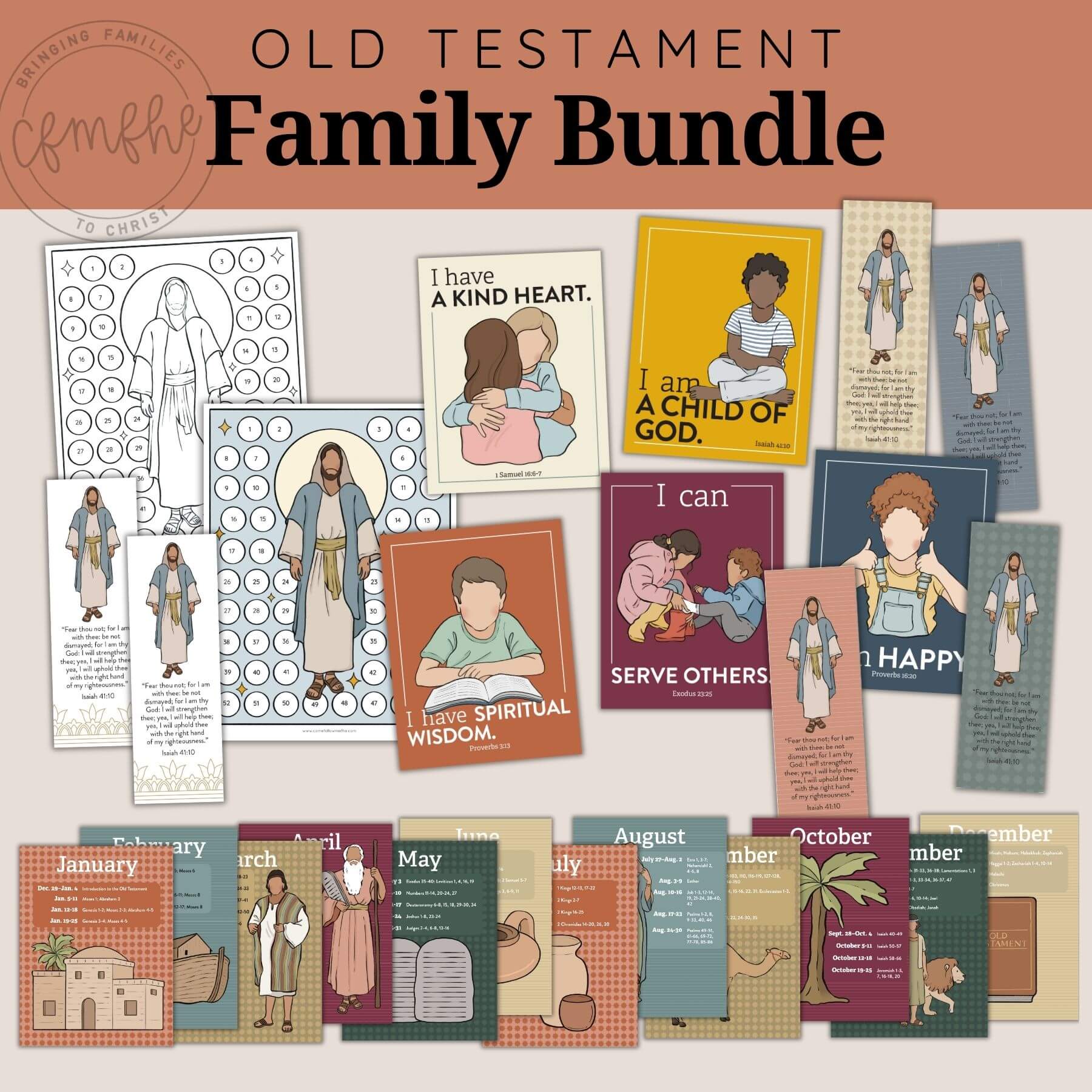 Old Testament 2026 Family Bundle - Come Follow Me FHE